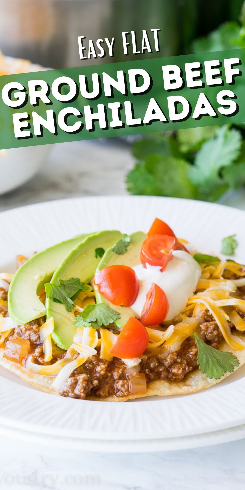 Flat Ground Beef Enchiladas - I Wash You Dry