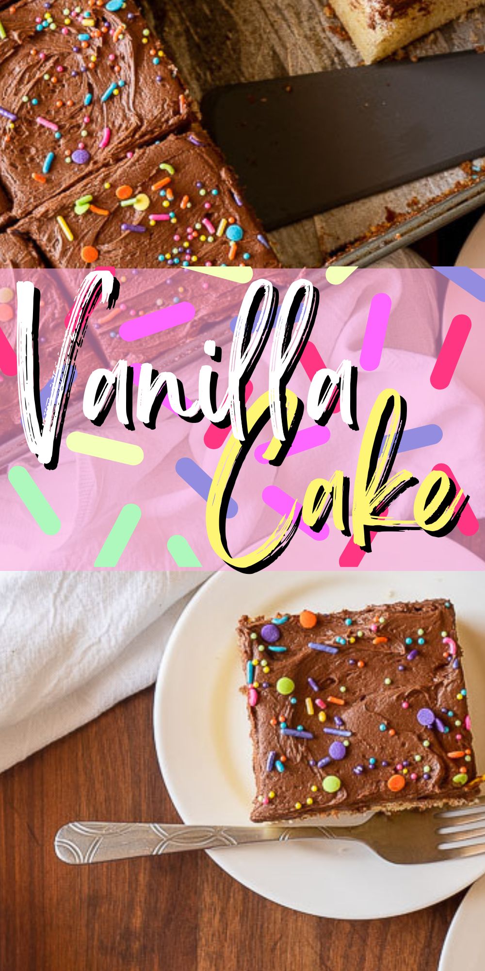 Easy Homemade Vanilla Cake Recipe - I Wash You Dry
