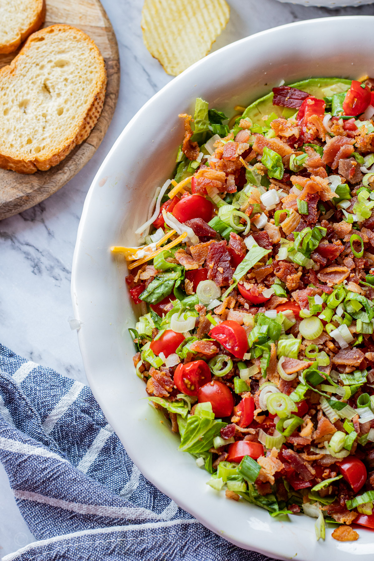 Super Easy BLT Dip - I Wash You Dry