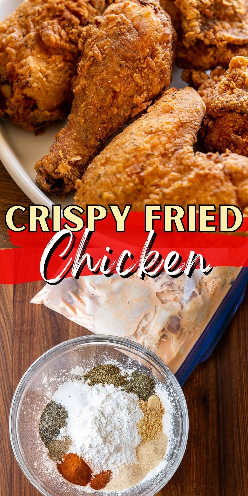 Crispy Fried Chicken Recipe - I Wash You Dry
