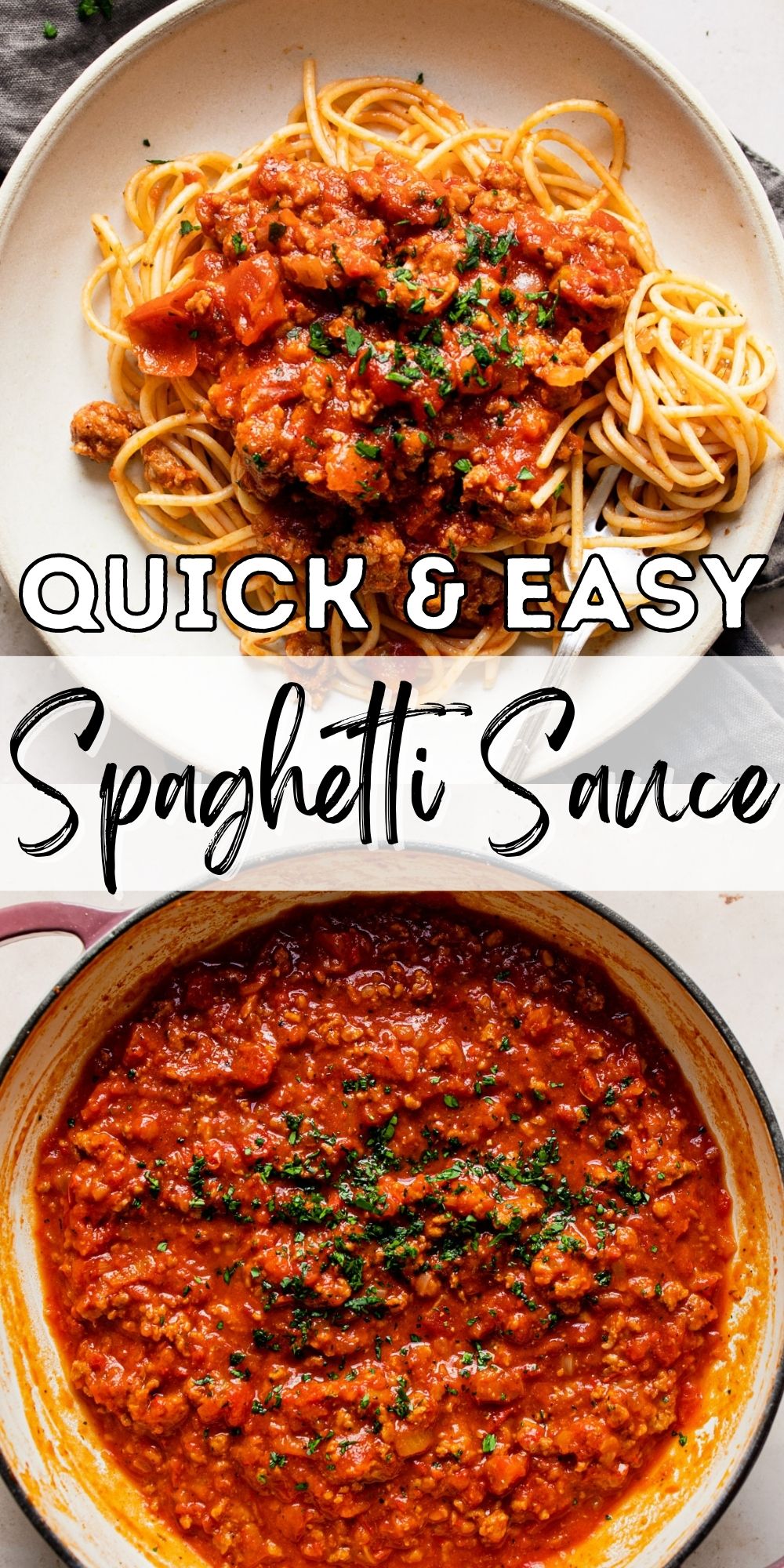 Quick and Easy Spaghetti Sauce Recipe - I Wash You Dry