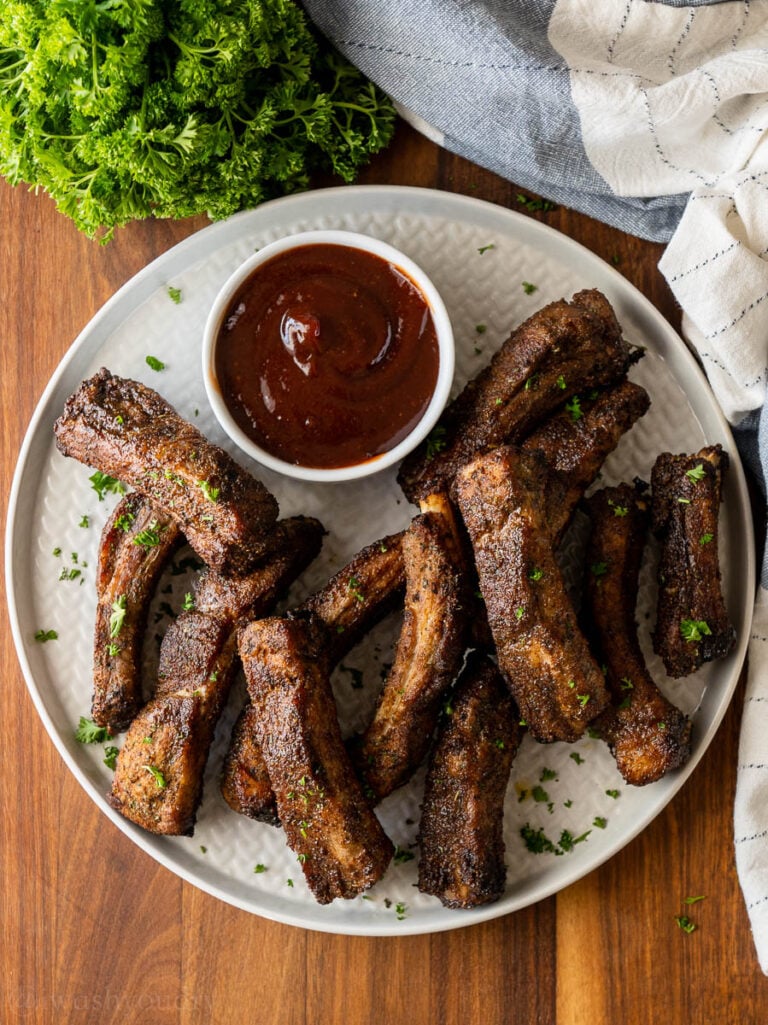 Air Fryer Ribs - I Wash You Dry