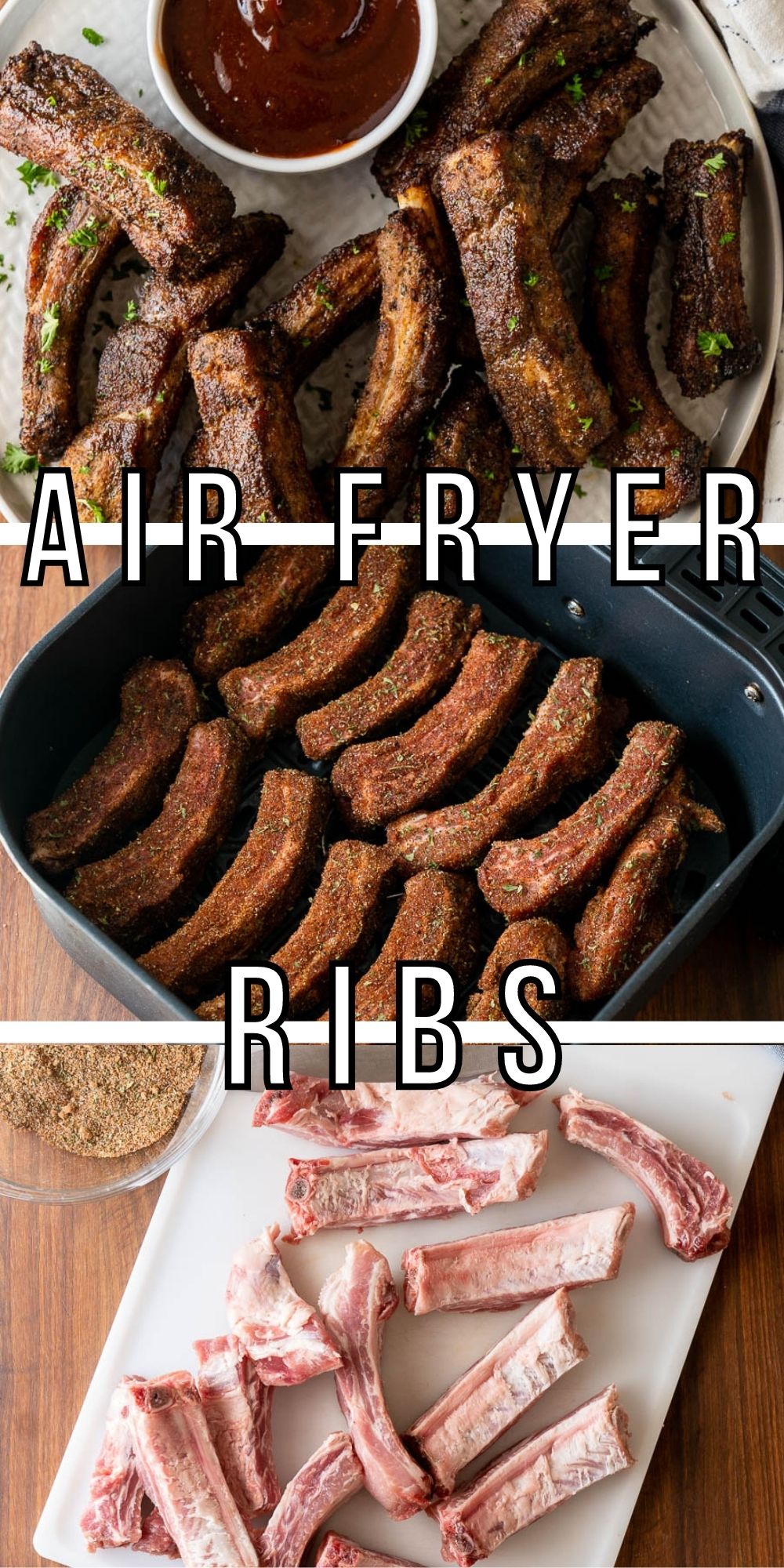 Air Fryer Ribs - I Wash You Dry
