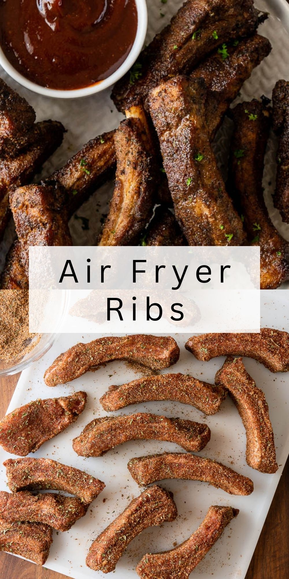 Air Fryer Ribs - I Wash You Dry