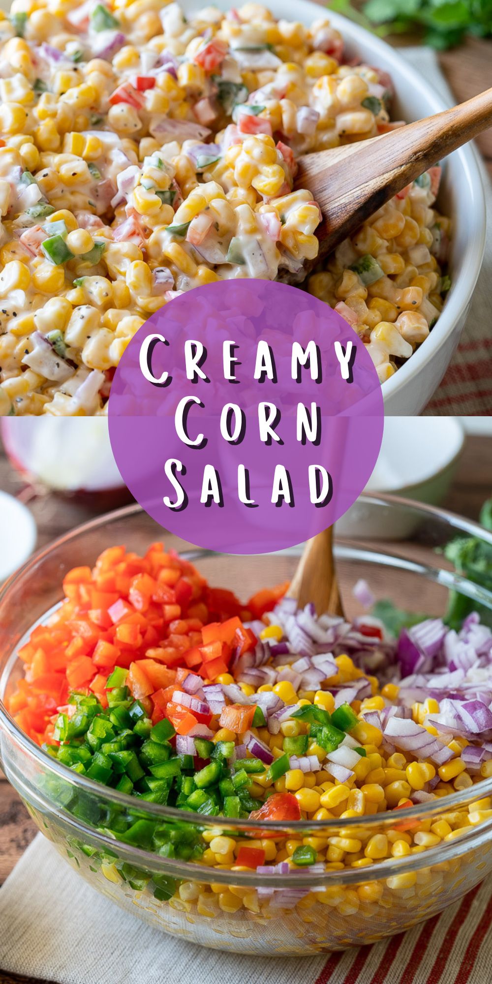 Creamy Corn Salad Recipe I Wash You Dry