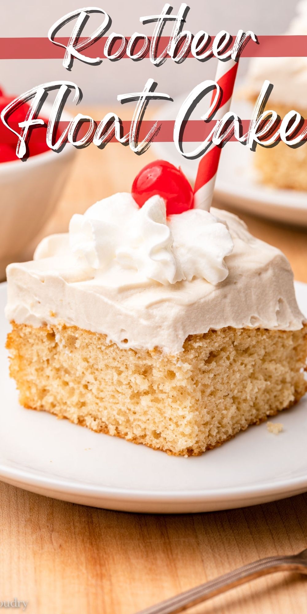 Root Beer Float Cake - I Wash You Dry