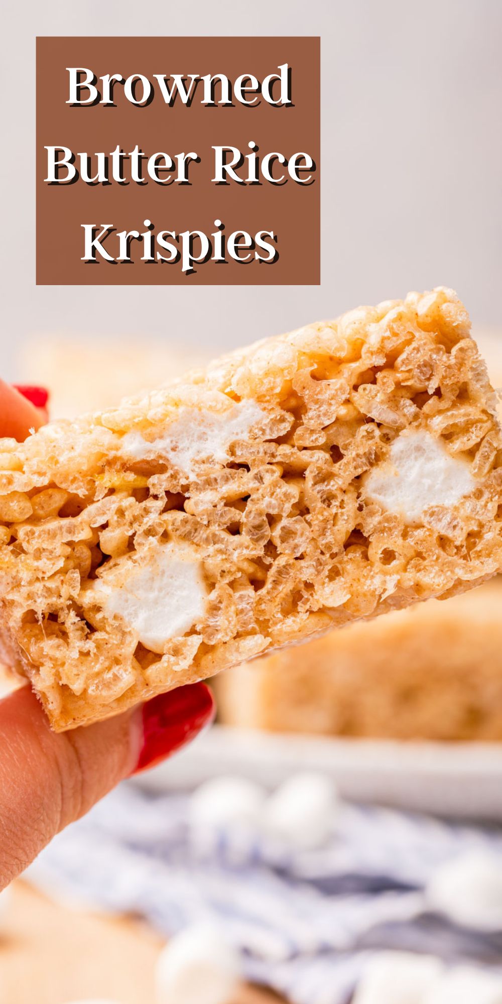 Browned Butter Rice Krispie Treats - I Wash You Dry