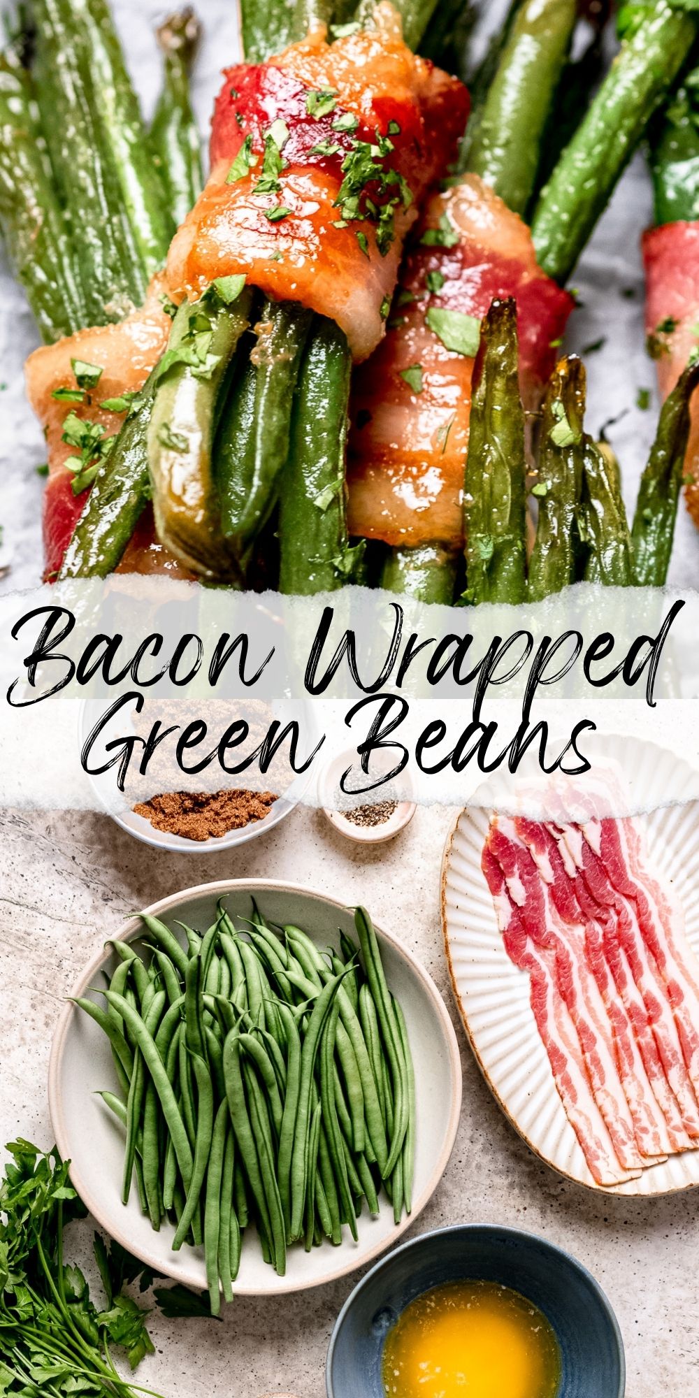 Bacon Wrapped Green Beans - I Wash You Dry