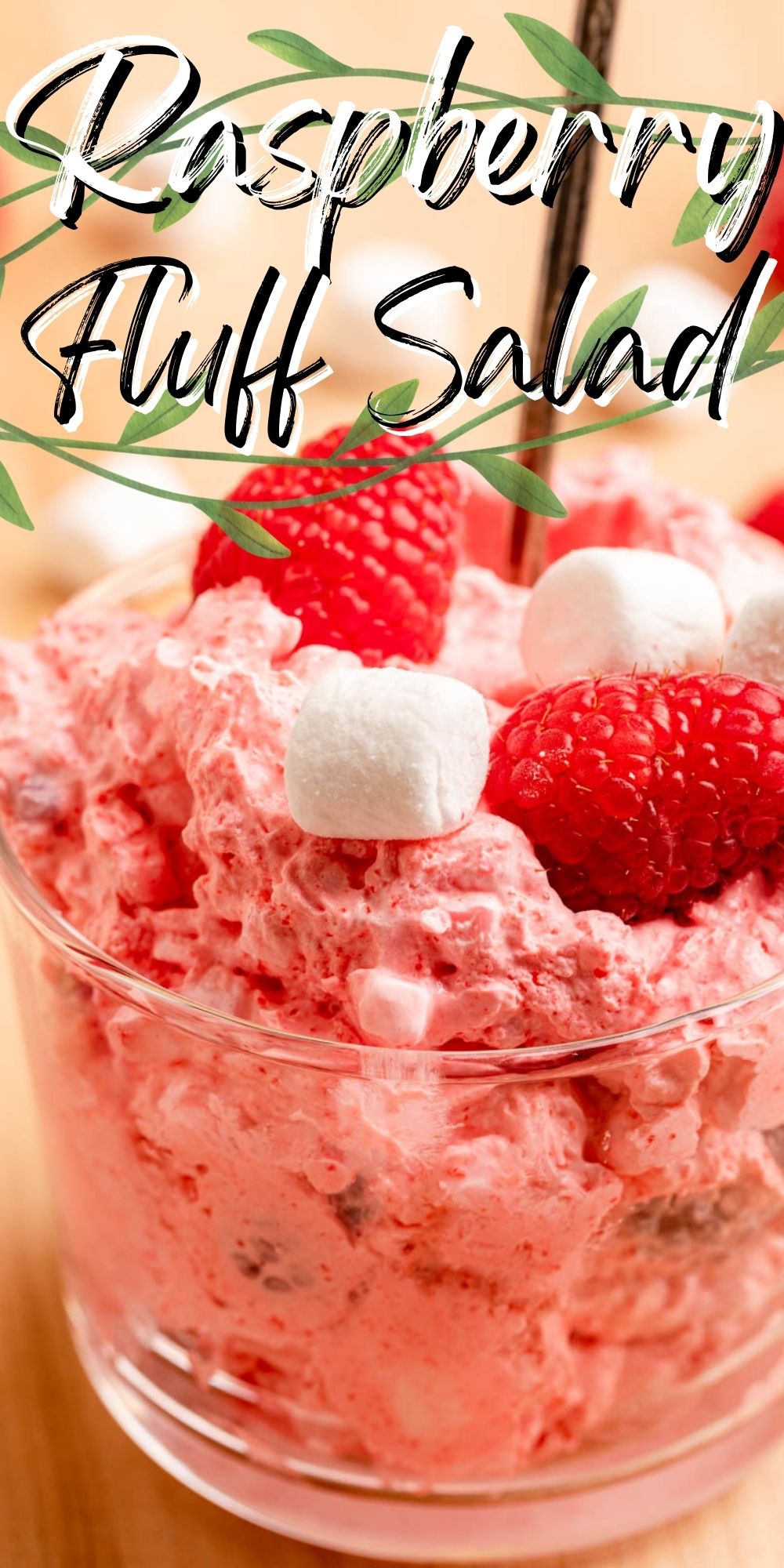 Raspberry Fluff Salad - I Wash You Dry