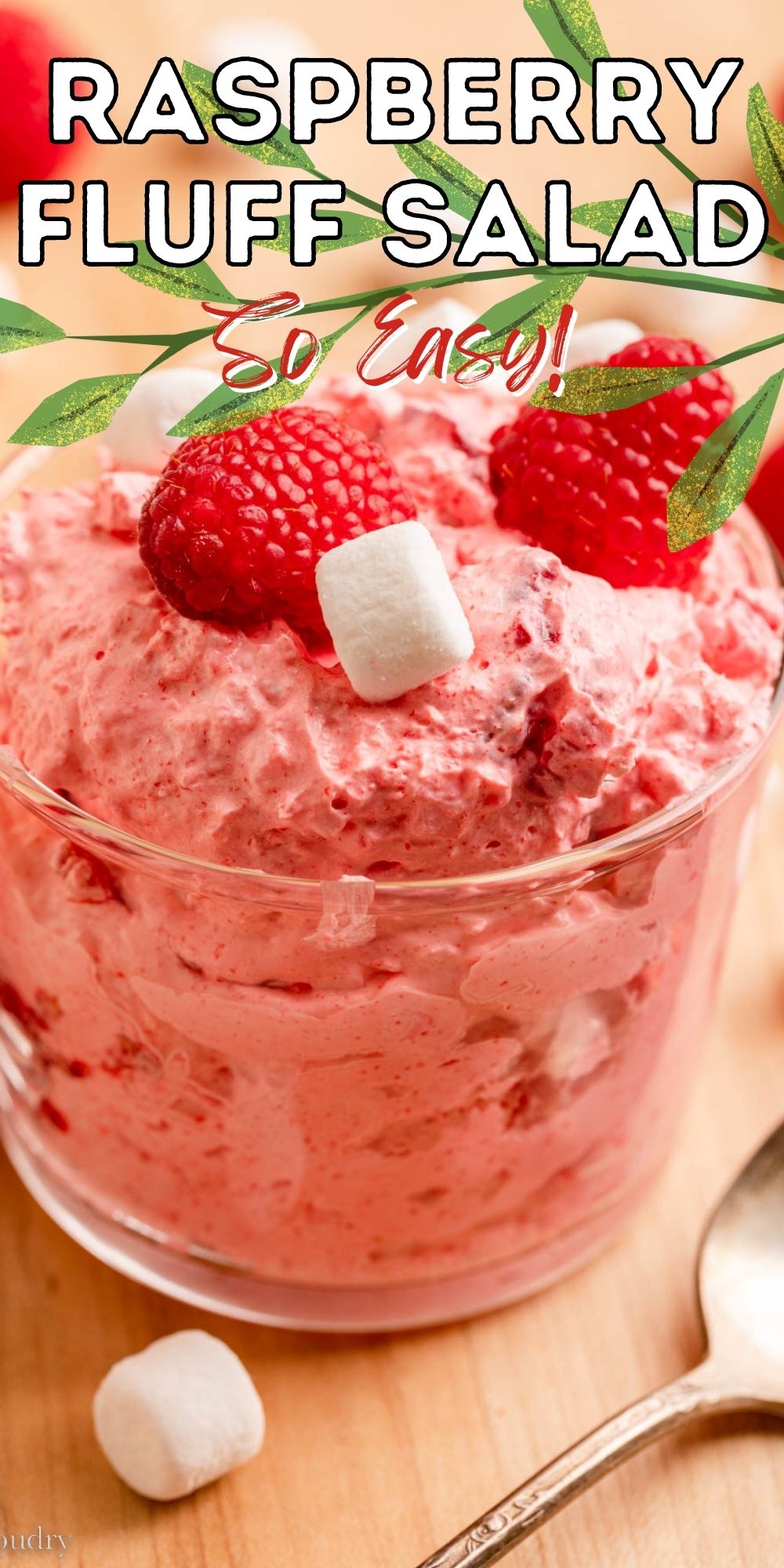 Raspberry Fluff Salad - I Wash You Dry