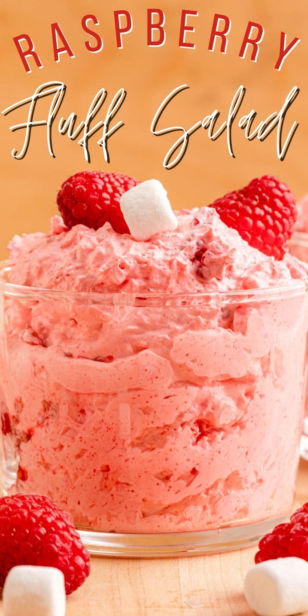 Raspberry Fluff Salad - I Wash You Dry