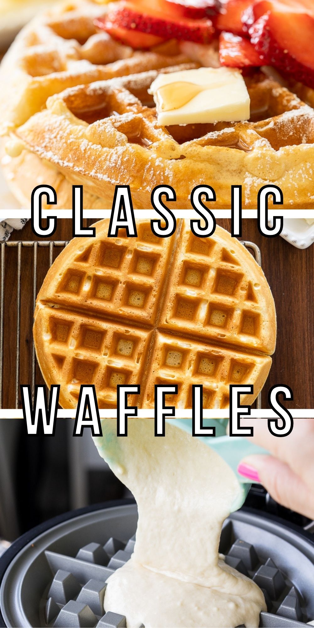 Classic Waffle Recipe - I Wash You Dry