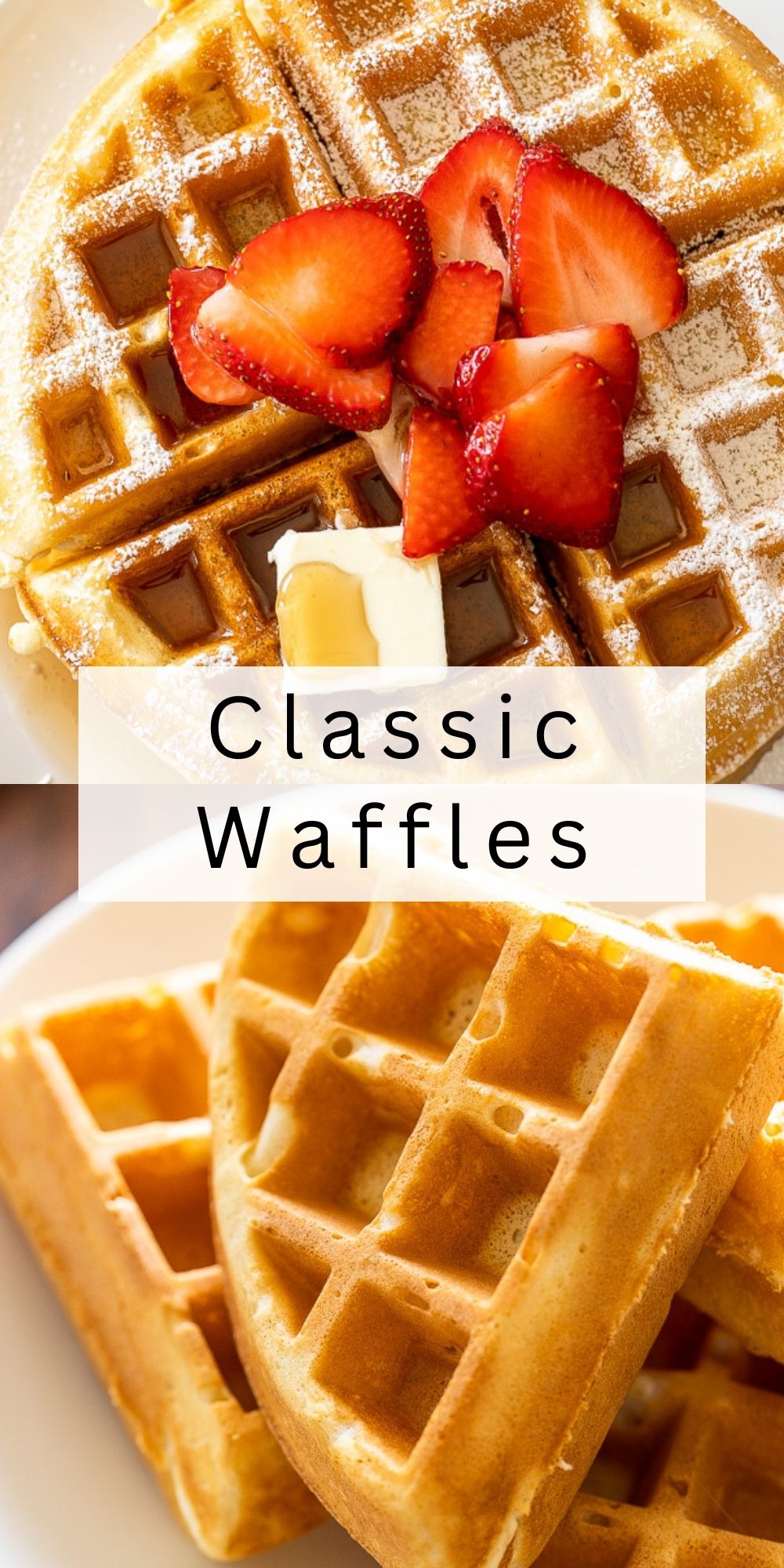 Classic Waffle Recipe - I Wash You Dry