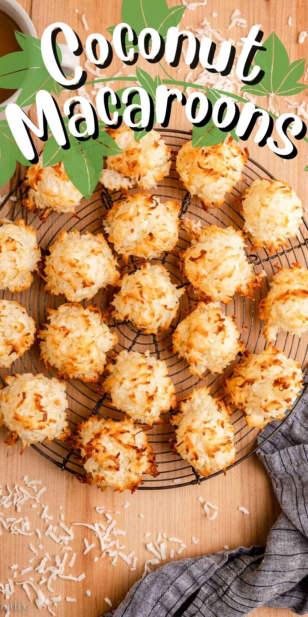 Coconut Macaroons - I Wash You Dry