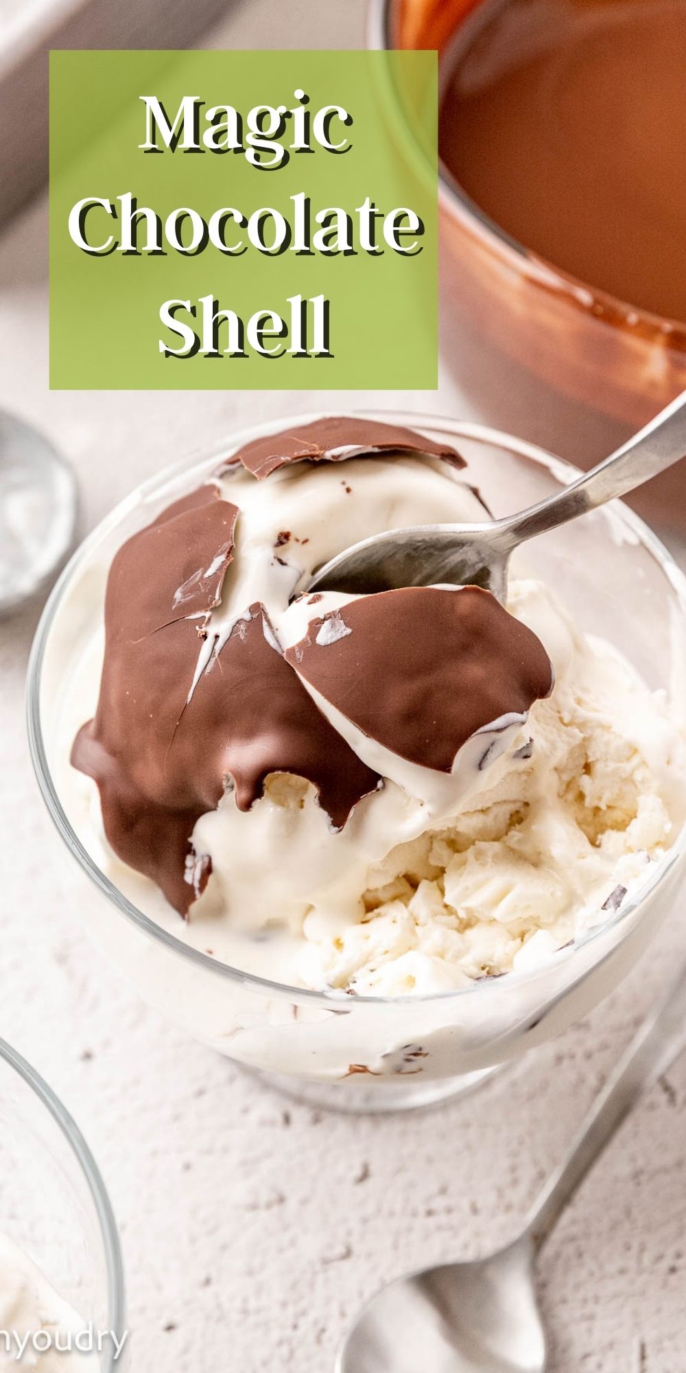 2 Ingredient Magic Shell - I Wash You Dry