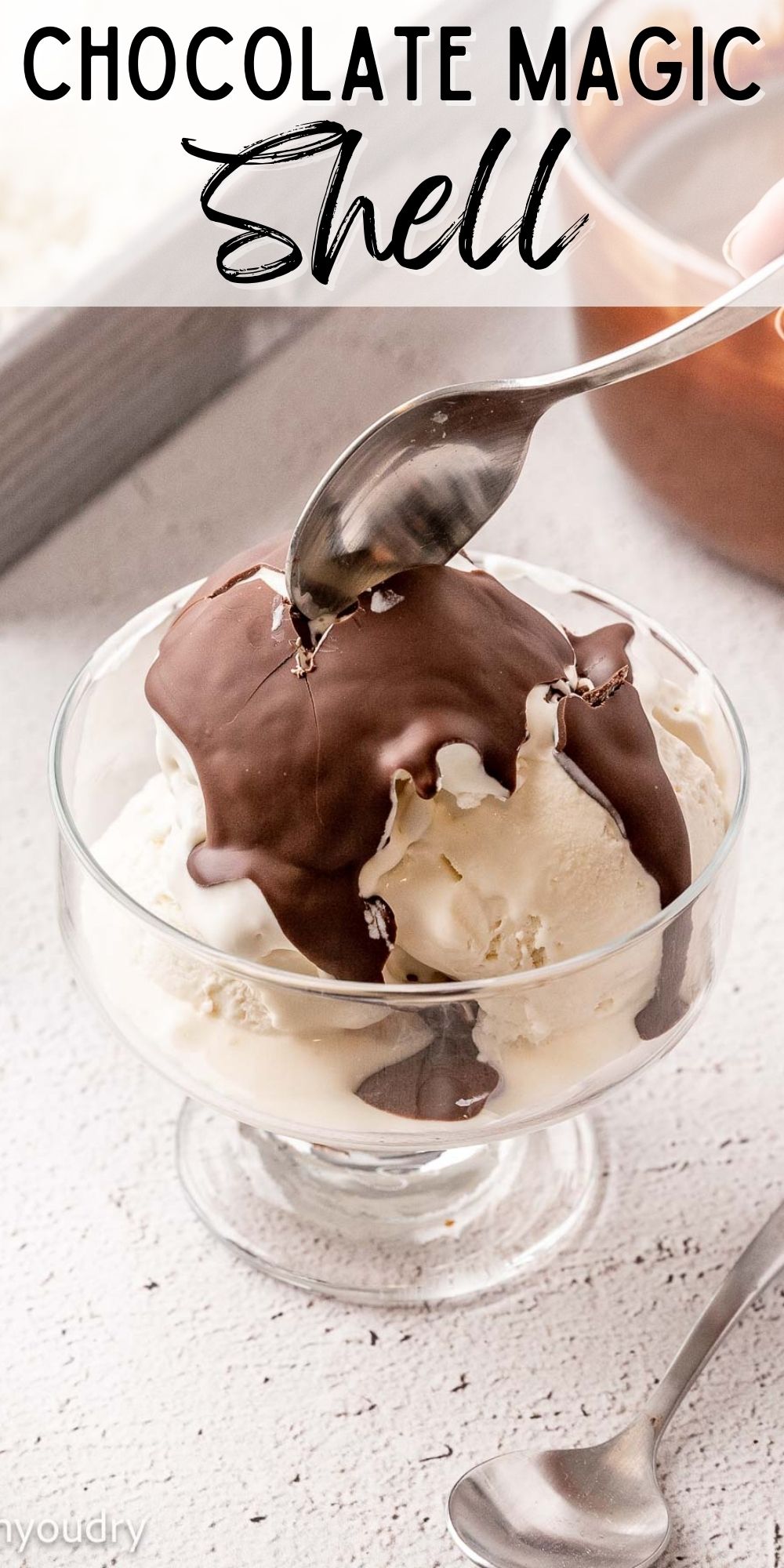 2 Ingredient Magic Shell - I Wash You Dry