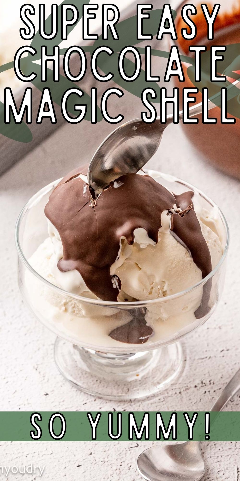 2 Ingredient Magic Shell - I Wash You Dry