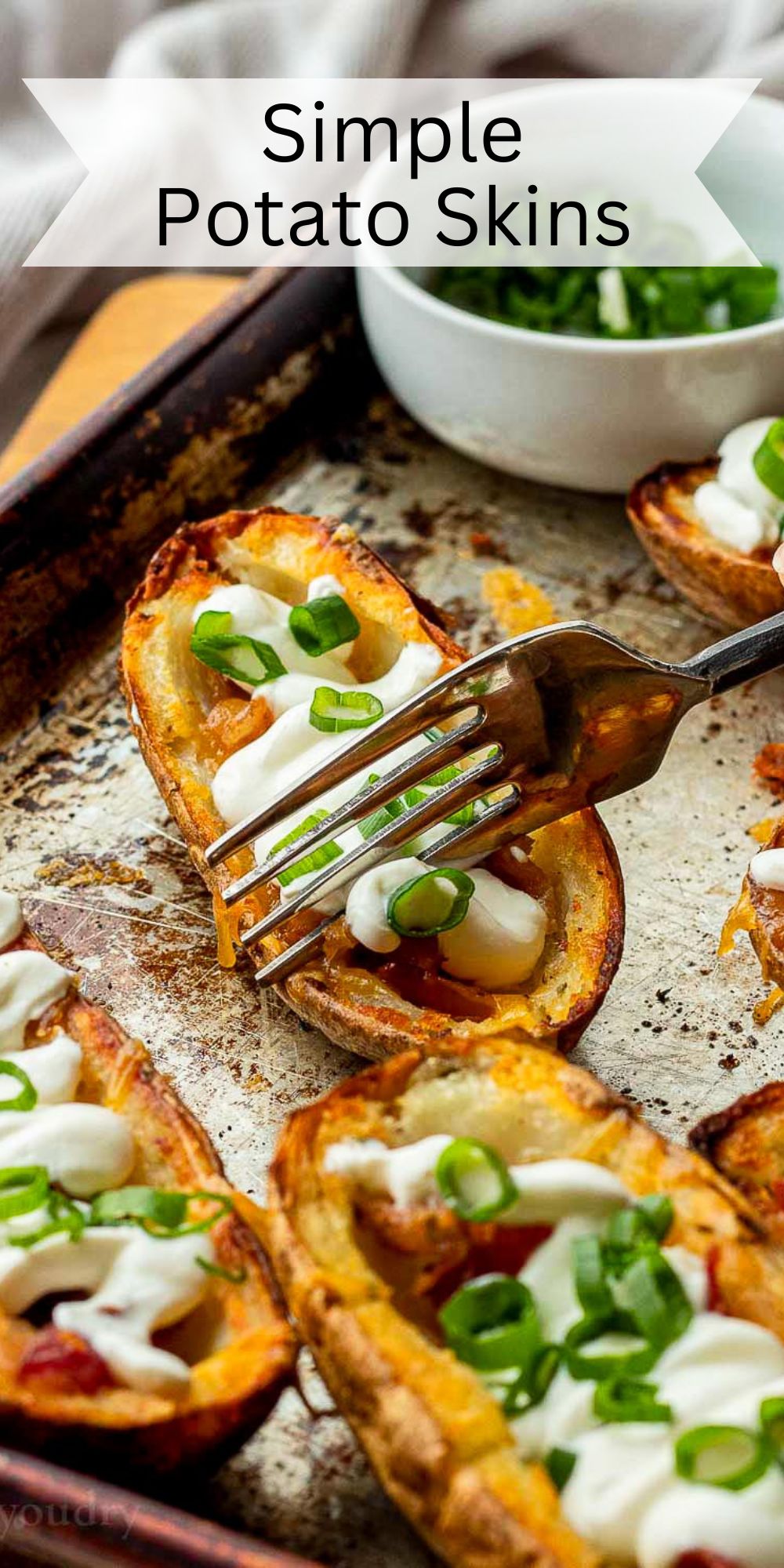 Crispy Baked Potato Skins - I Wash You Dry