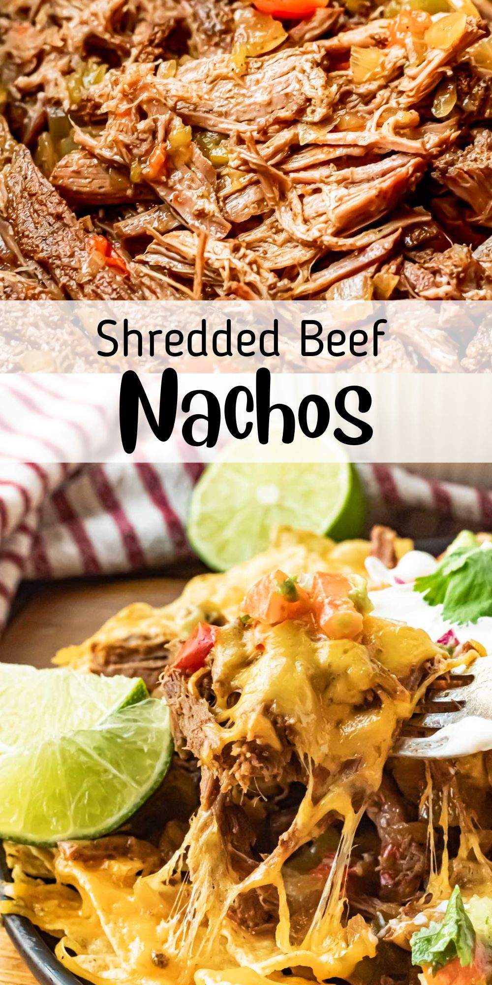 Slow Cooker Shredded Beef Nachos - I Wash You Dry