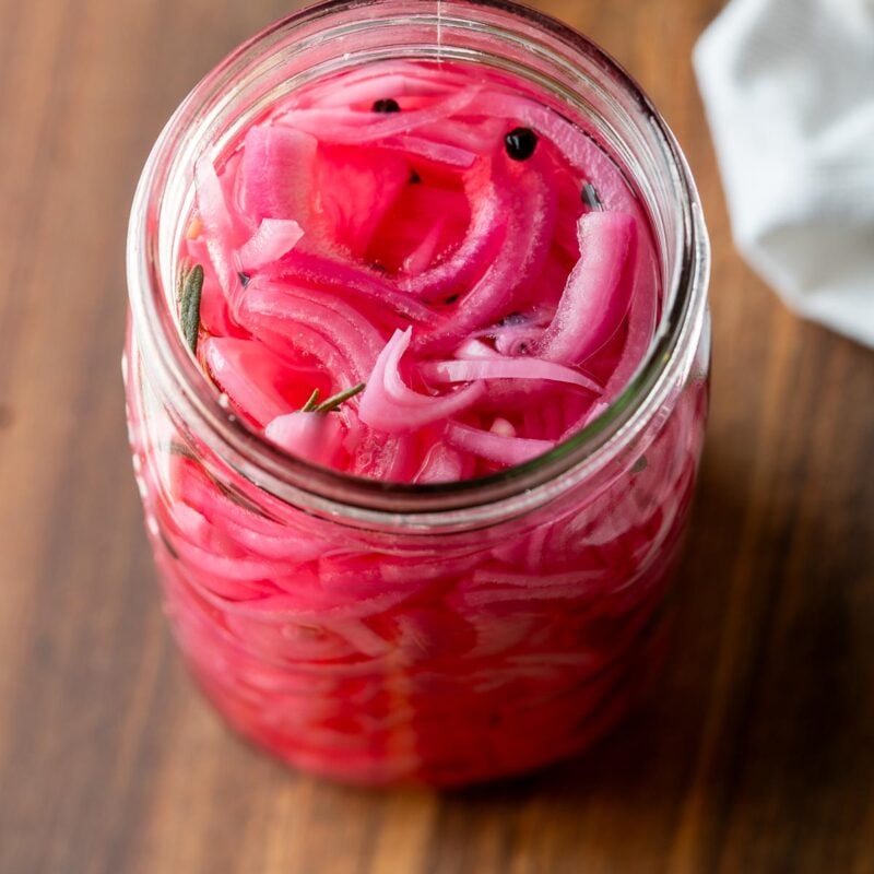 Quick Pickled Red Onions - I Wash You Dry