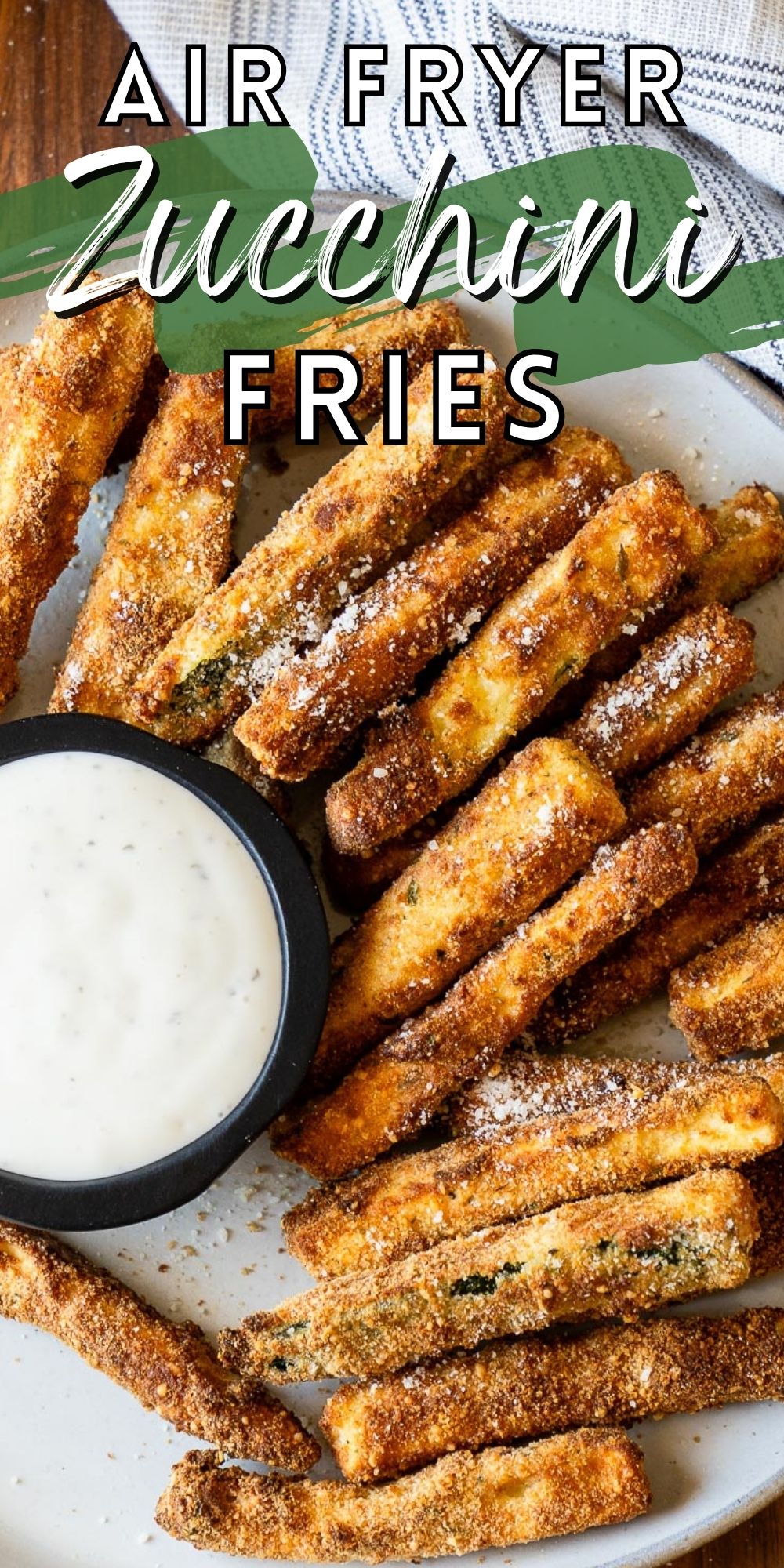Air Fryer Zucchini Fries - I Wash You Dry