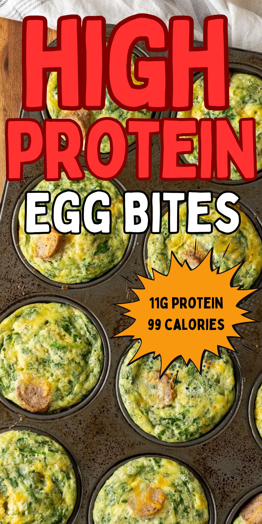 High Protein Egg Bites Recipe - I Wash You Dry