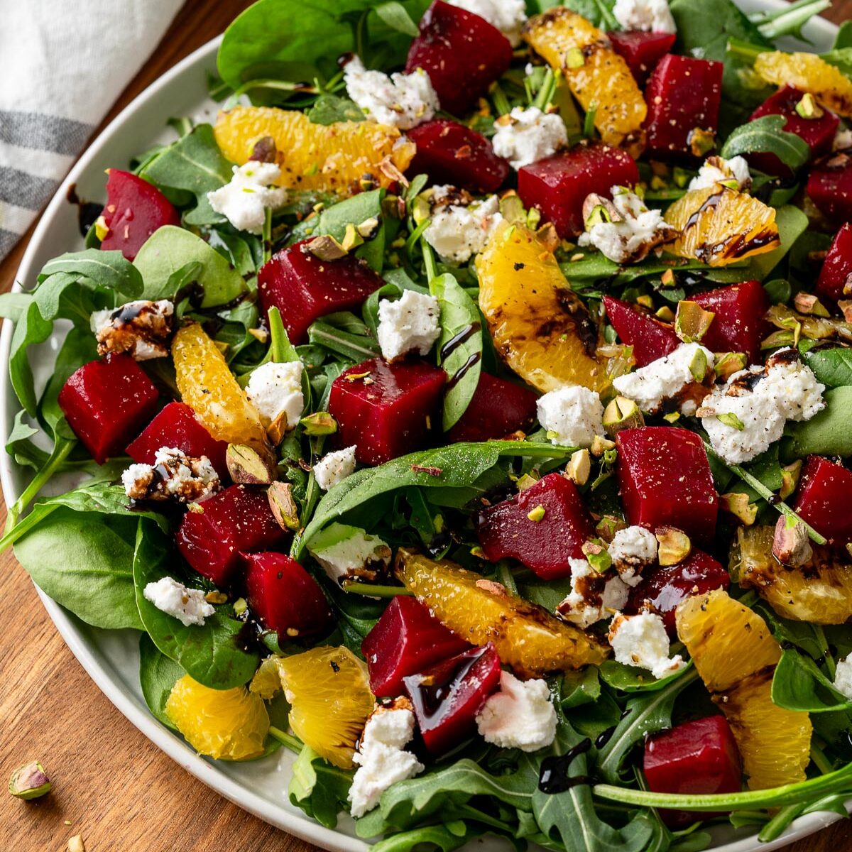 Beet Salad with Goat Cheese - I Wash You Dry