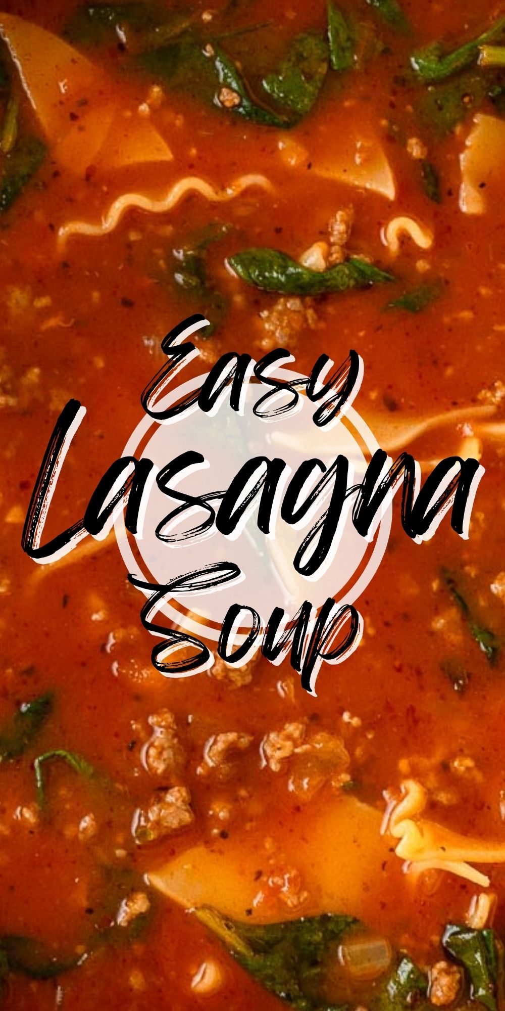 Lasagna Soup - I Wash You Dry