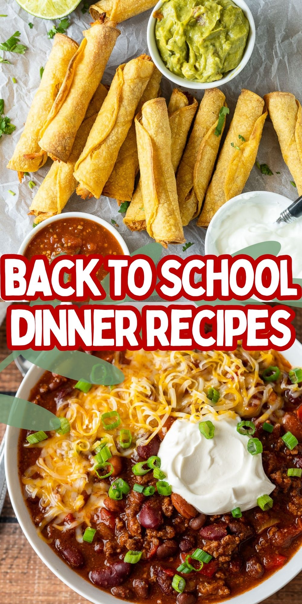 Back to School Dinner Recipes - I Wash You Dry