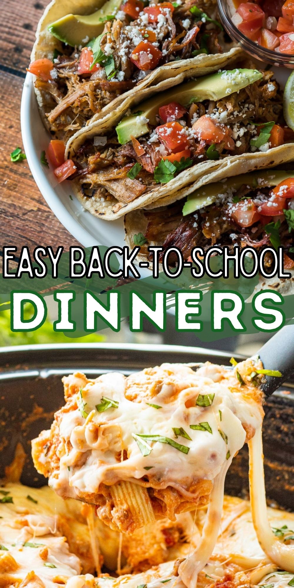 Back to School Dinner Recipes - I Wash You Dry