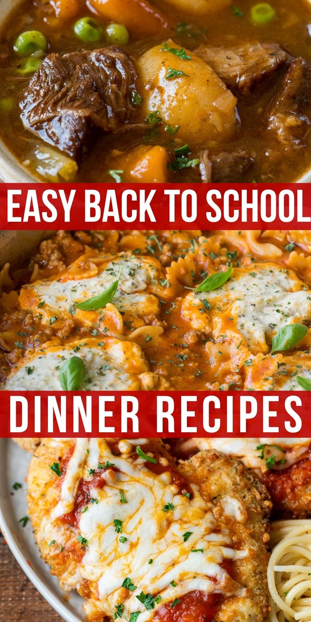 Back to School Dinner Recipes - I Wash You Dry