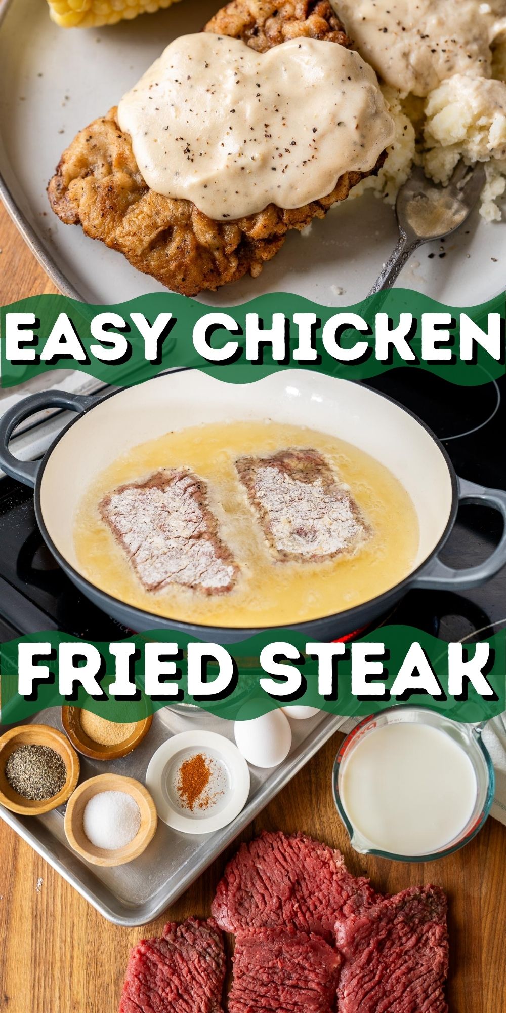 Chicken Fried Steak - I Wash You Dry