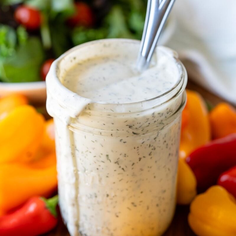 Homemade Ranch Dressing - I Wash You Dry