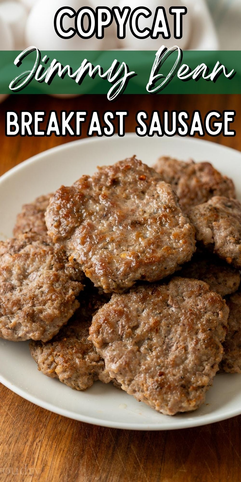 Homemade Jimmy Dean Breakfast Sausage - I Wash You Dry